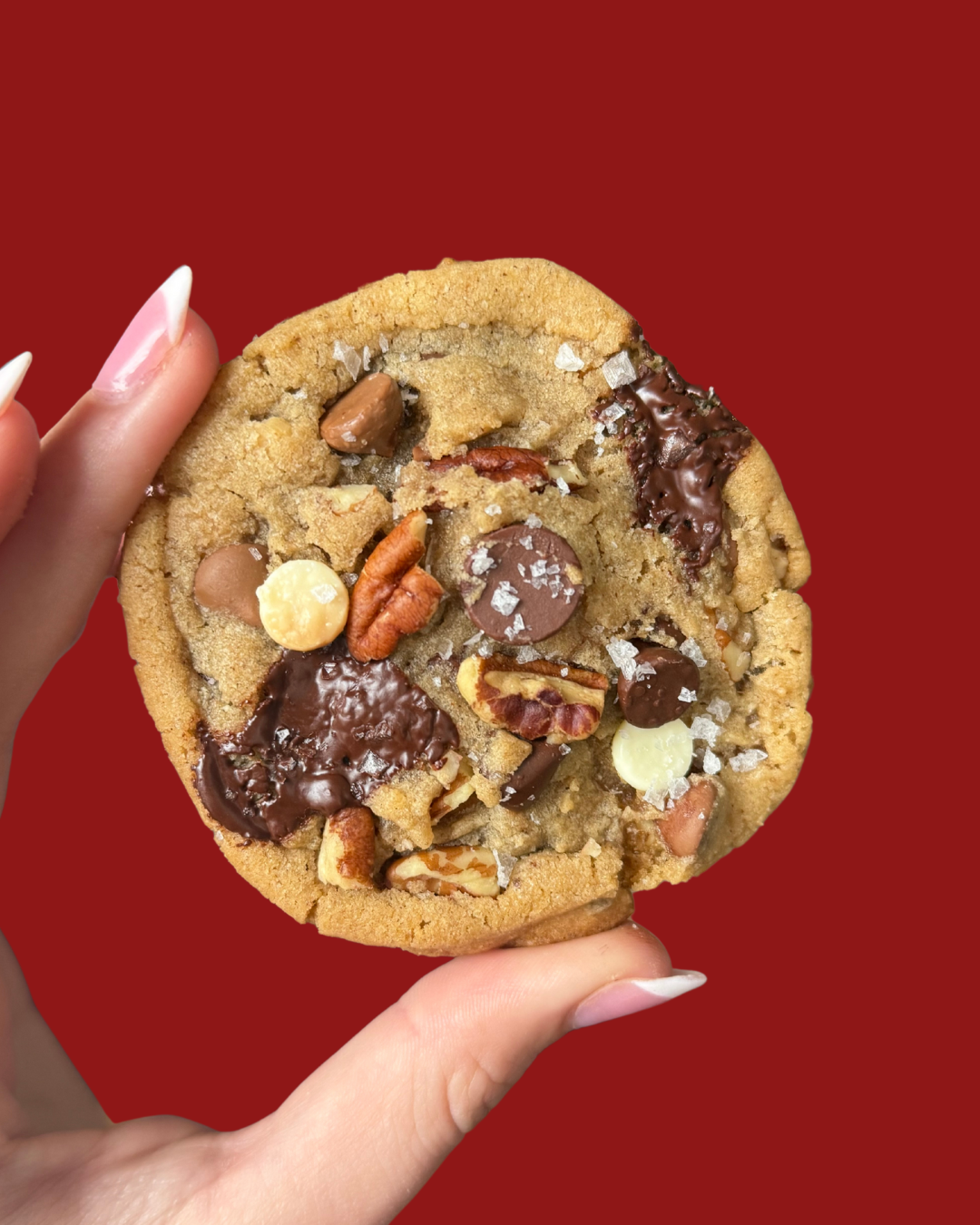 Signature Sea Salt Chocolate Chip with Pecans – Kendall’s Kookies